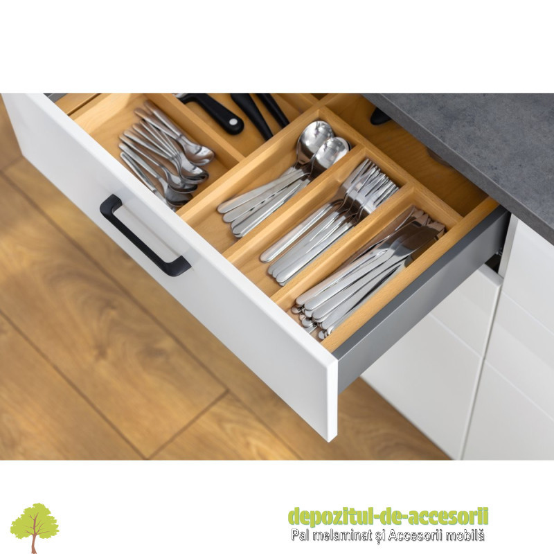 Sertar AXISPRO tip TANDEMBOX-H84mm, L350mm antracit