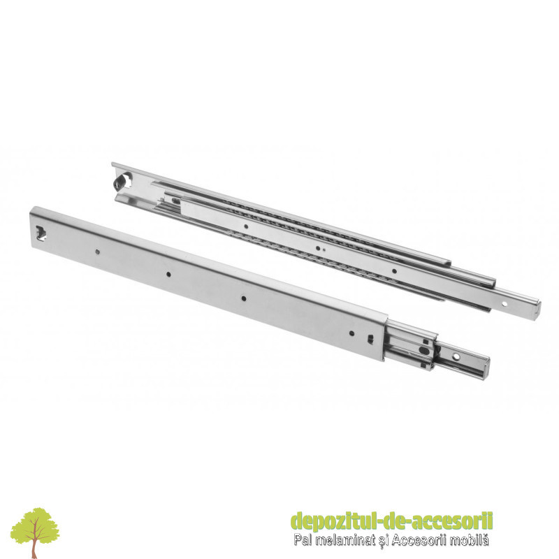Glisiere cu bile L1200mm, H53 extragere totala